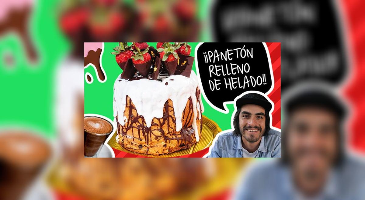 El dato buenazo panetón (panetone) relleno de helado en 4D