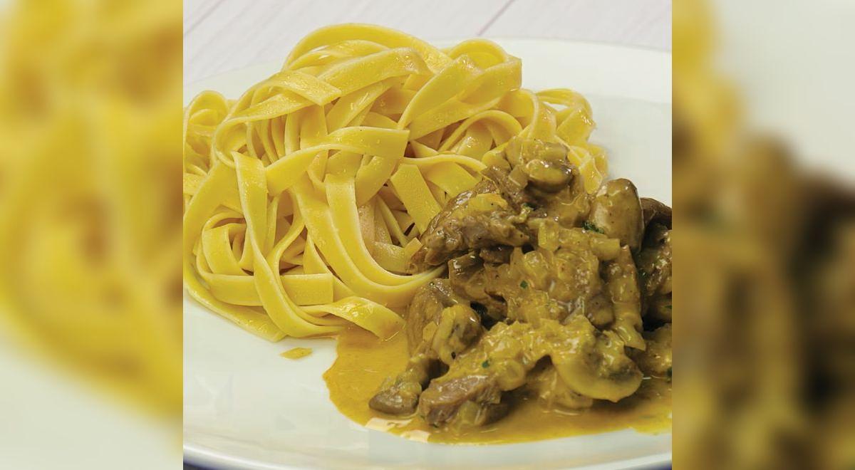 Lomo strogonoff: receta paso a paso VIDEO | Recetas Buenazo