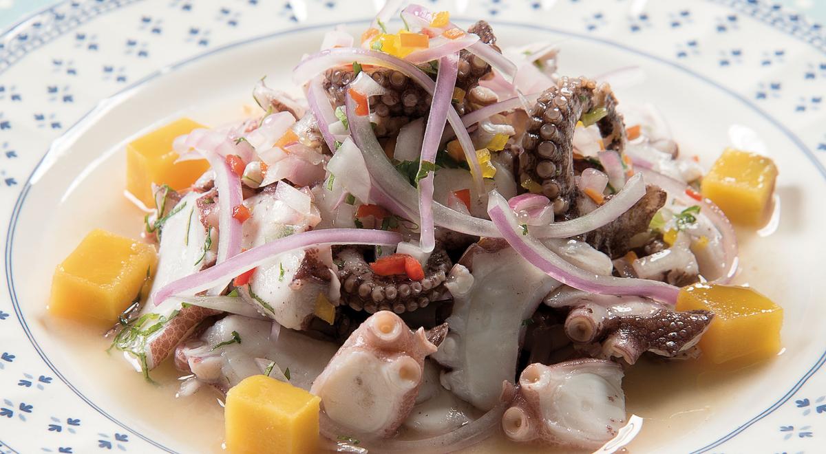Ceviche de pulpo: receta paso a paso
