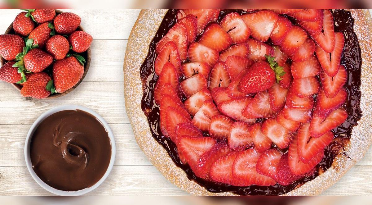 Pizza de chocolate: receta paso a paso