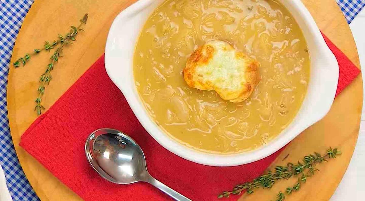 Sopa de cebolla: receta paso a paso