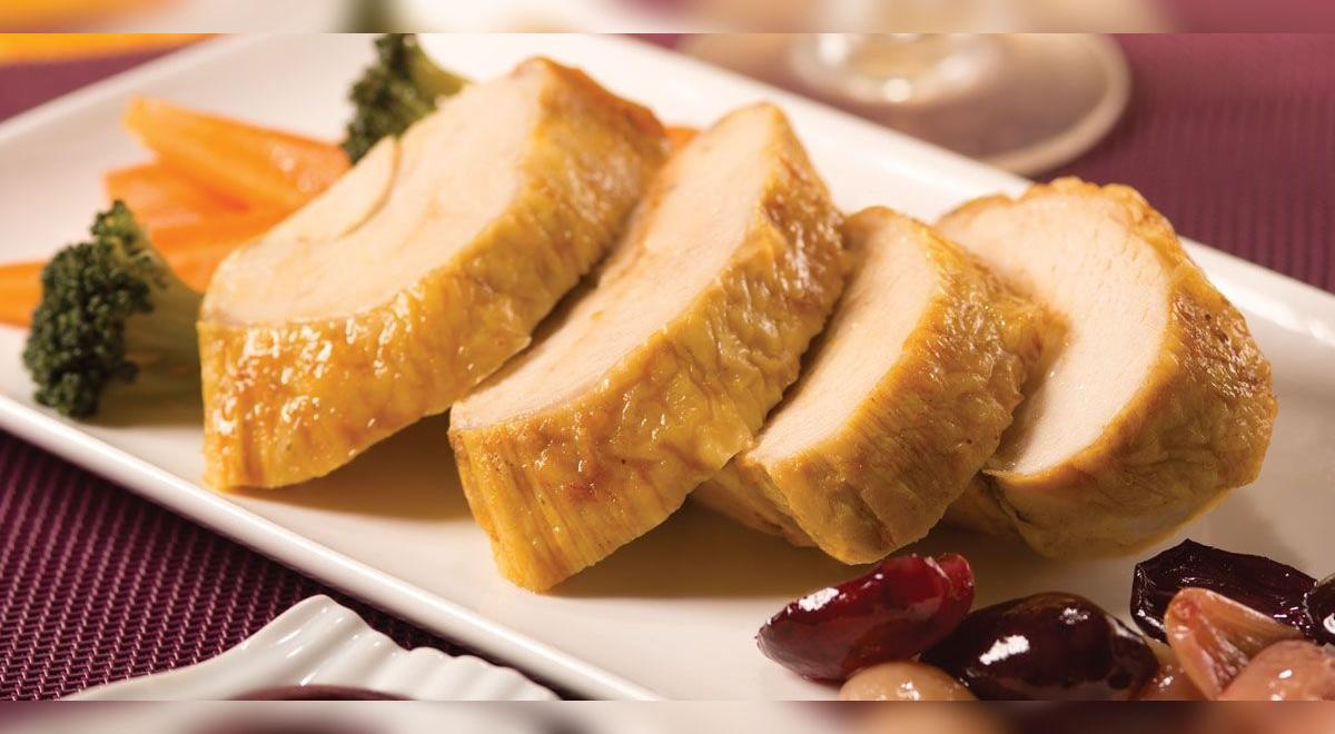 Pechuga de pavo con uvas al oporto: receta paso a paso
