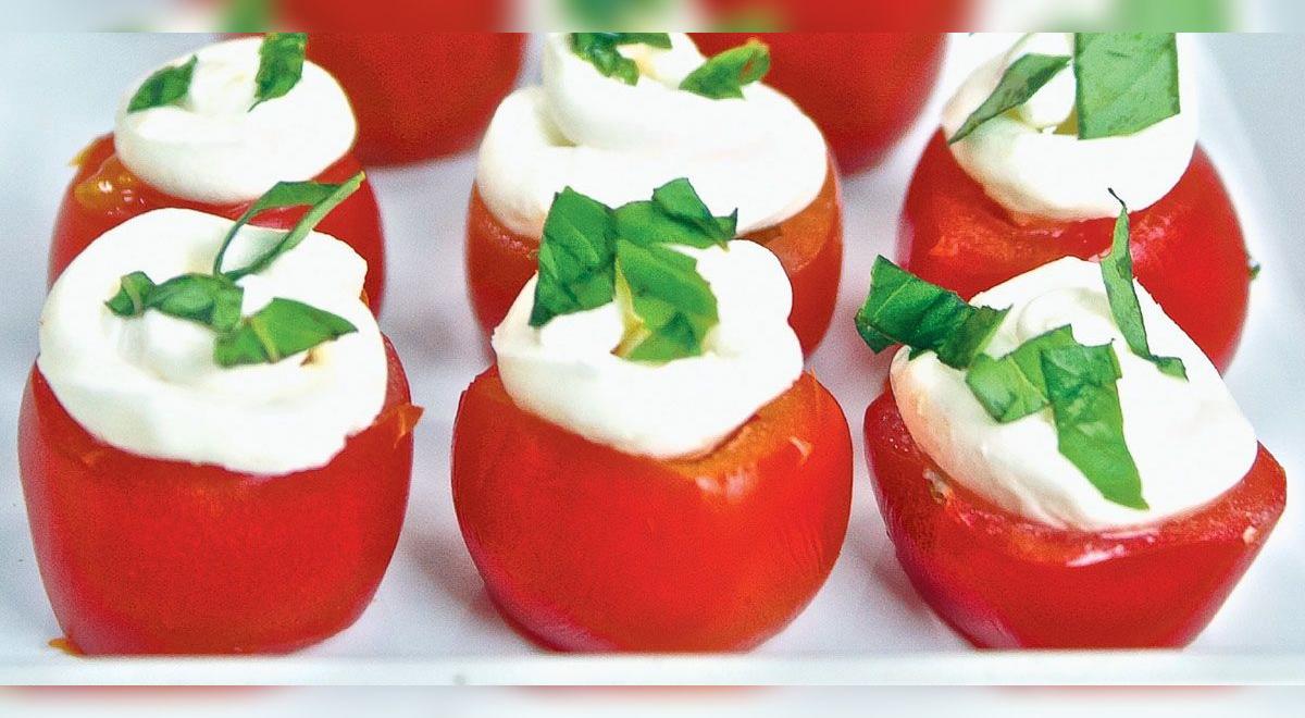 Tomatitos rellenos: receta paso a paso