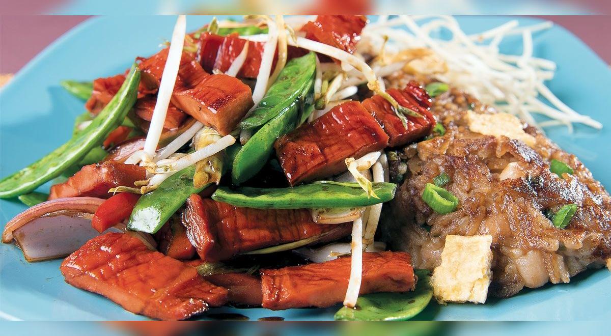 Tacuchaufa con saltado de cecina: receta paso a paso