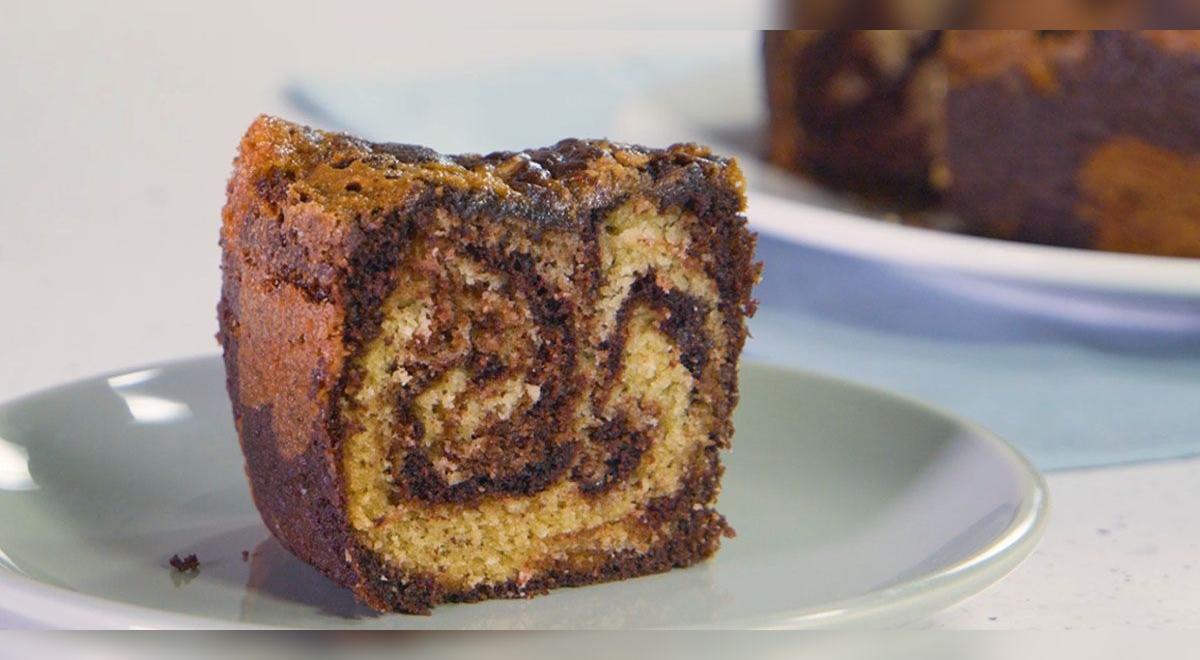Queque marmoleado: Receta paso a paso VIDEO