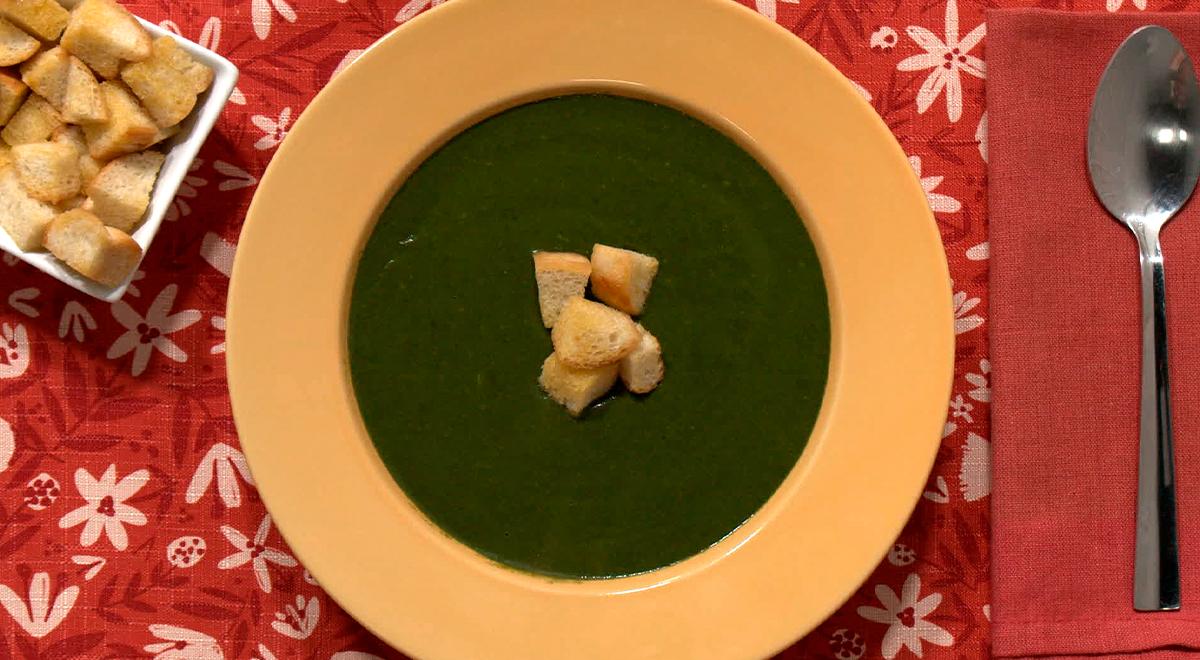 Crema de espinaca: receta paso a paso (VIDEO)