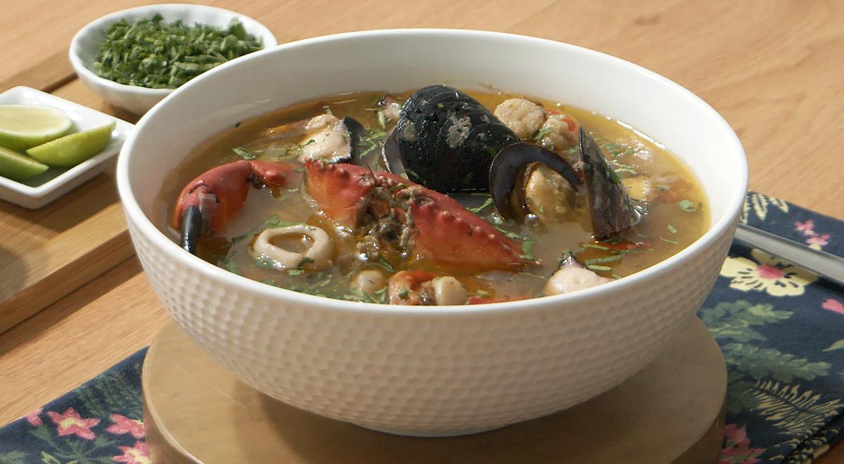 Chupín de mariscos: receta paso a paso