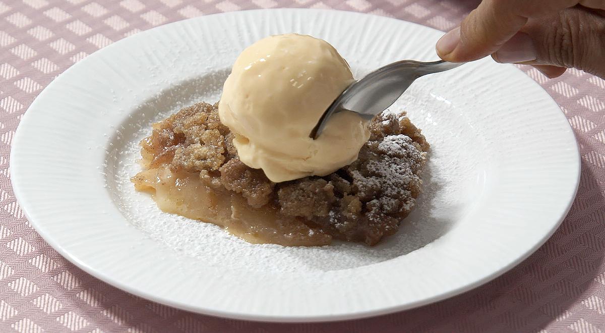 Crocante de manzanas: receta paso a paso