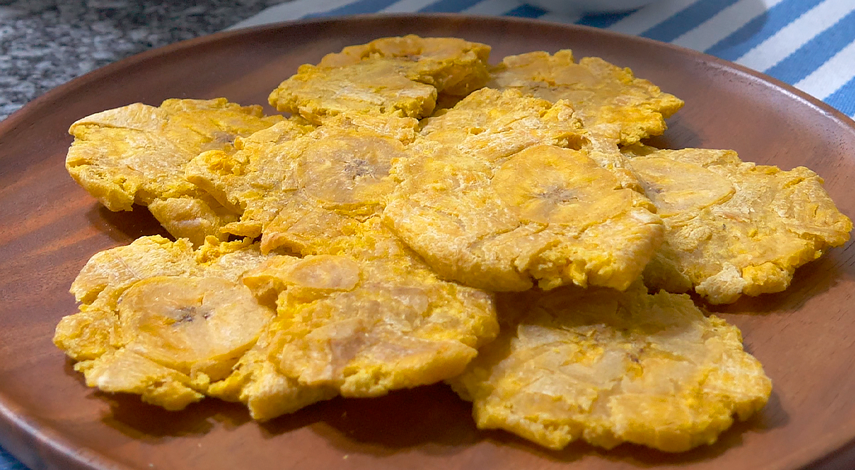 Patacones crocantes en freidora de aire: receta paso a paso