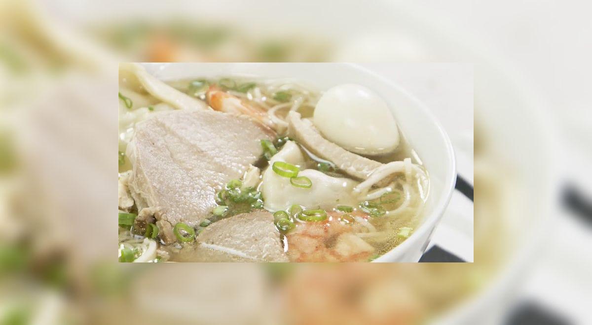 Sopa wantán: receta paso a paso (VIDEO)