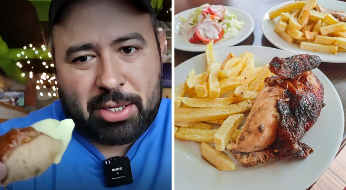 Youtuber explica la razón por la que no se debería comer pollo a la brasa