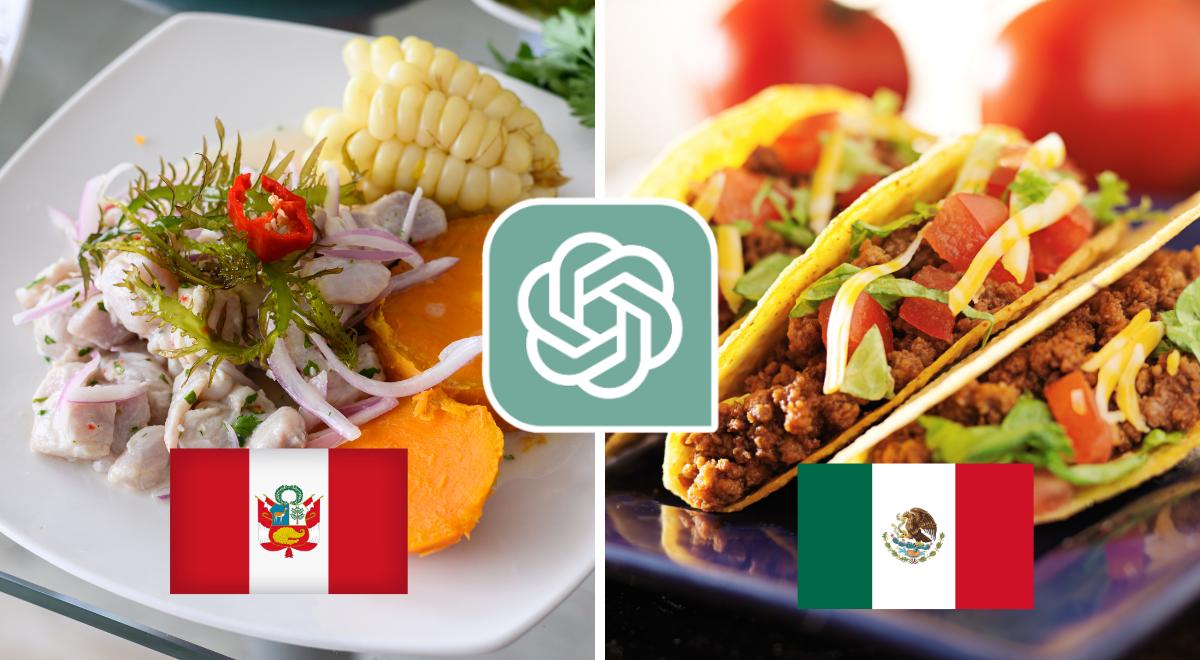 Comida peruana vs. mexicana: cuál es mejor, según CHATGPT