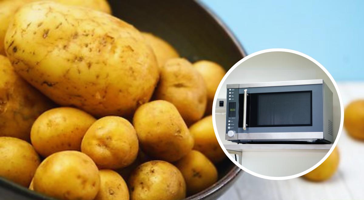 Truco profesional para cocinar papas en solo 4 minutos sin usar ollas ...