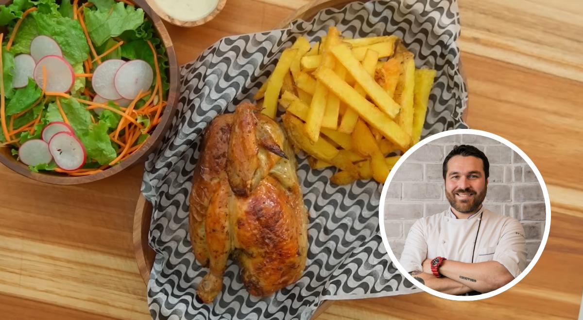 Pollo a la brasa de Giacomo Bocchio: receta peruana (paso a paso)
